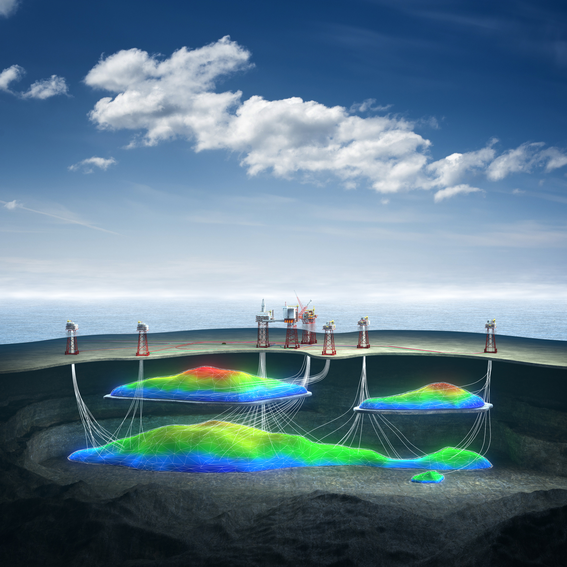 Kart og feltillustrasjoner - Aker BP