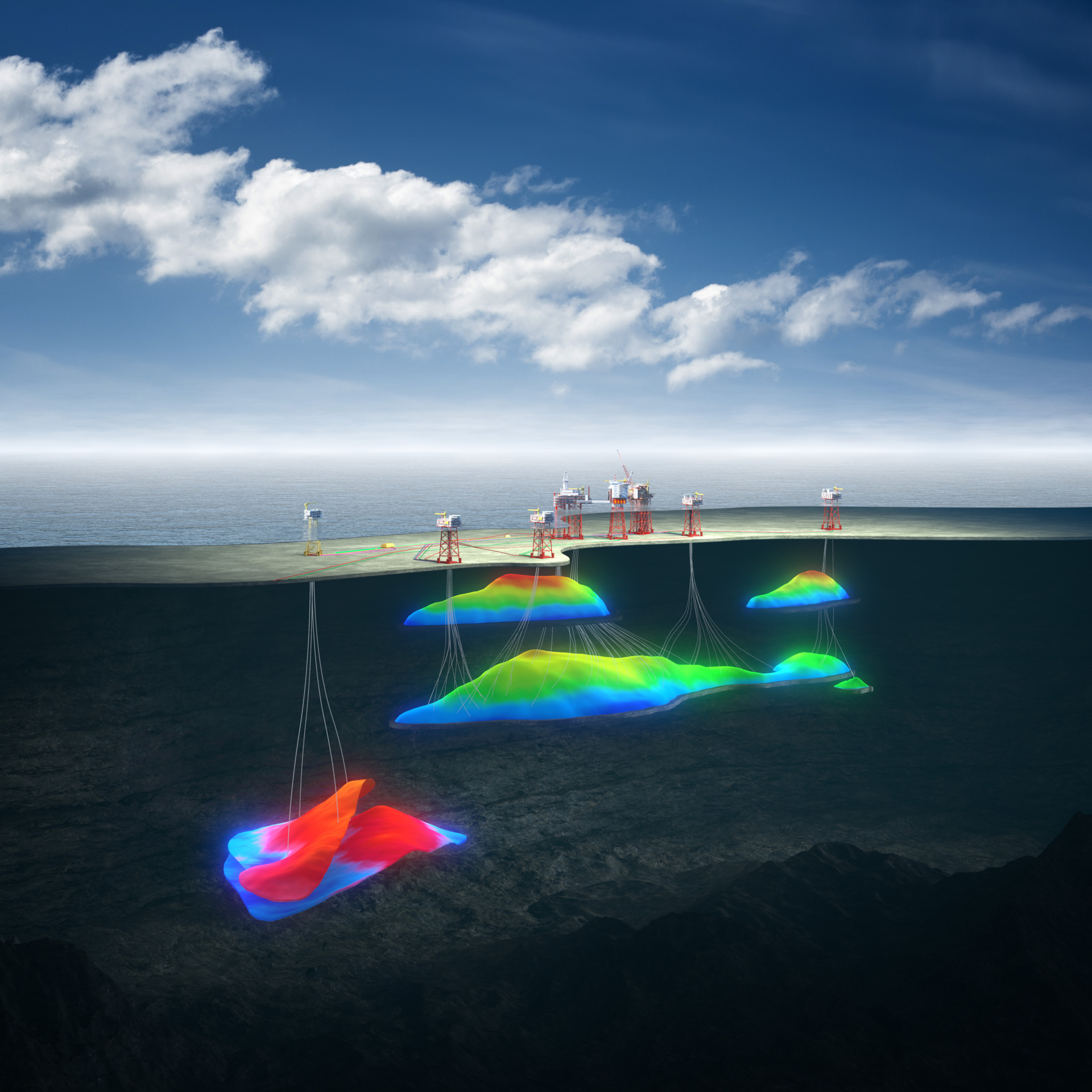 Kart og feltillustrasjoner - Aker BP