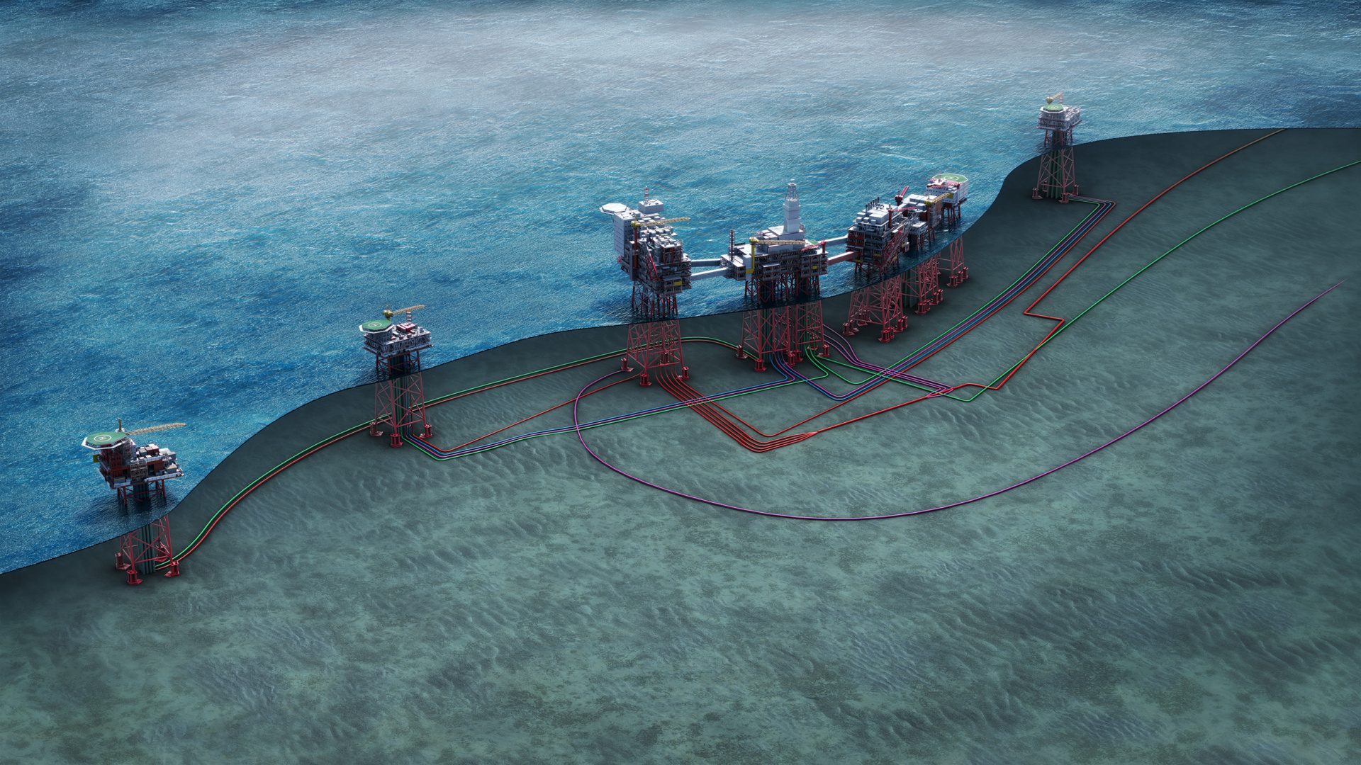 Kart og feltillustrasjoner - Aker BP