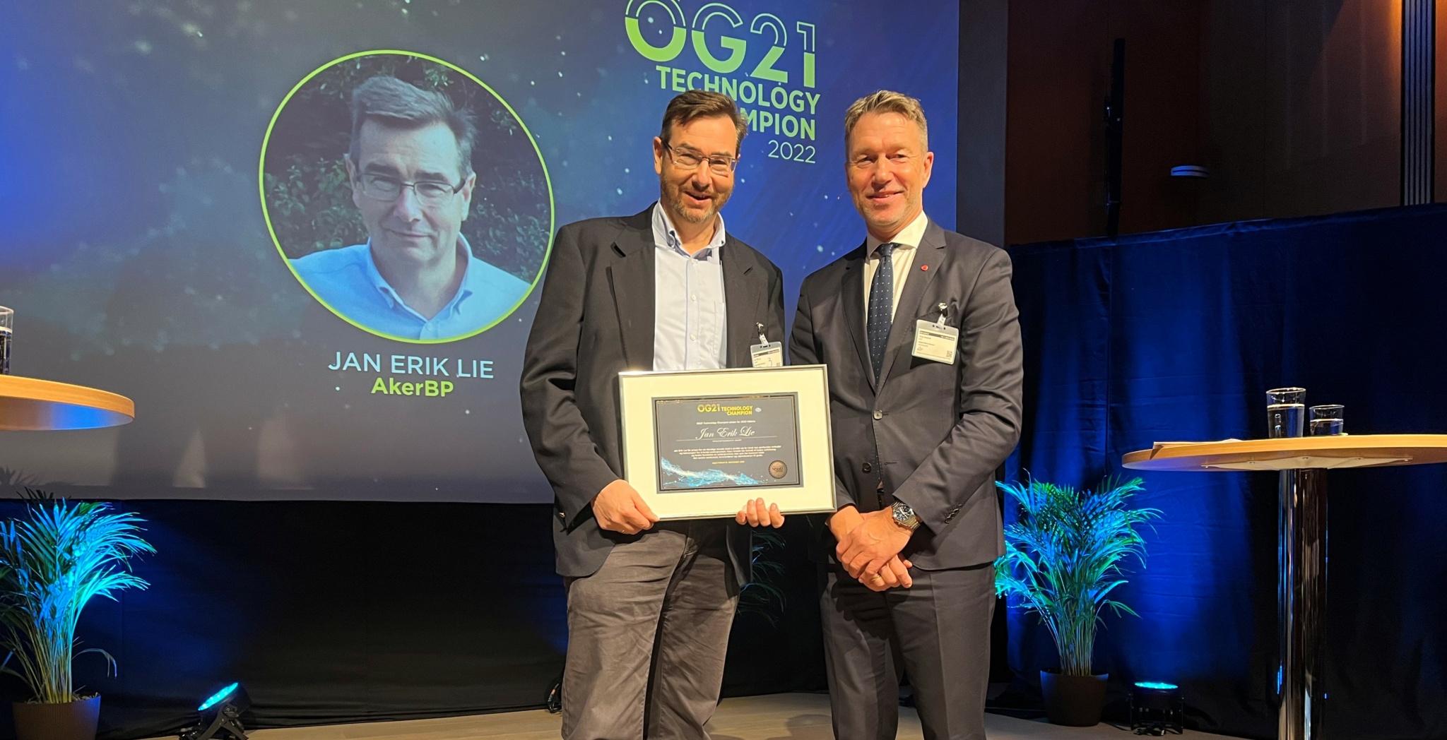Jan Erik Lie er Technology Champion 2022! - Aker BP
