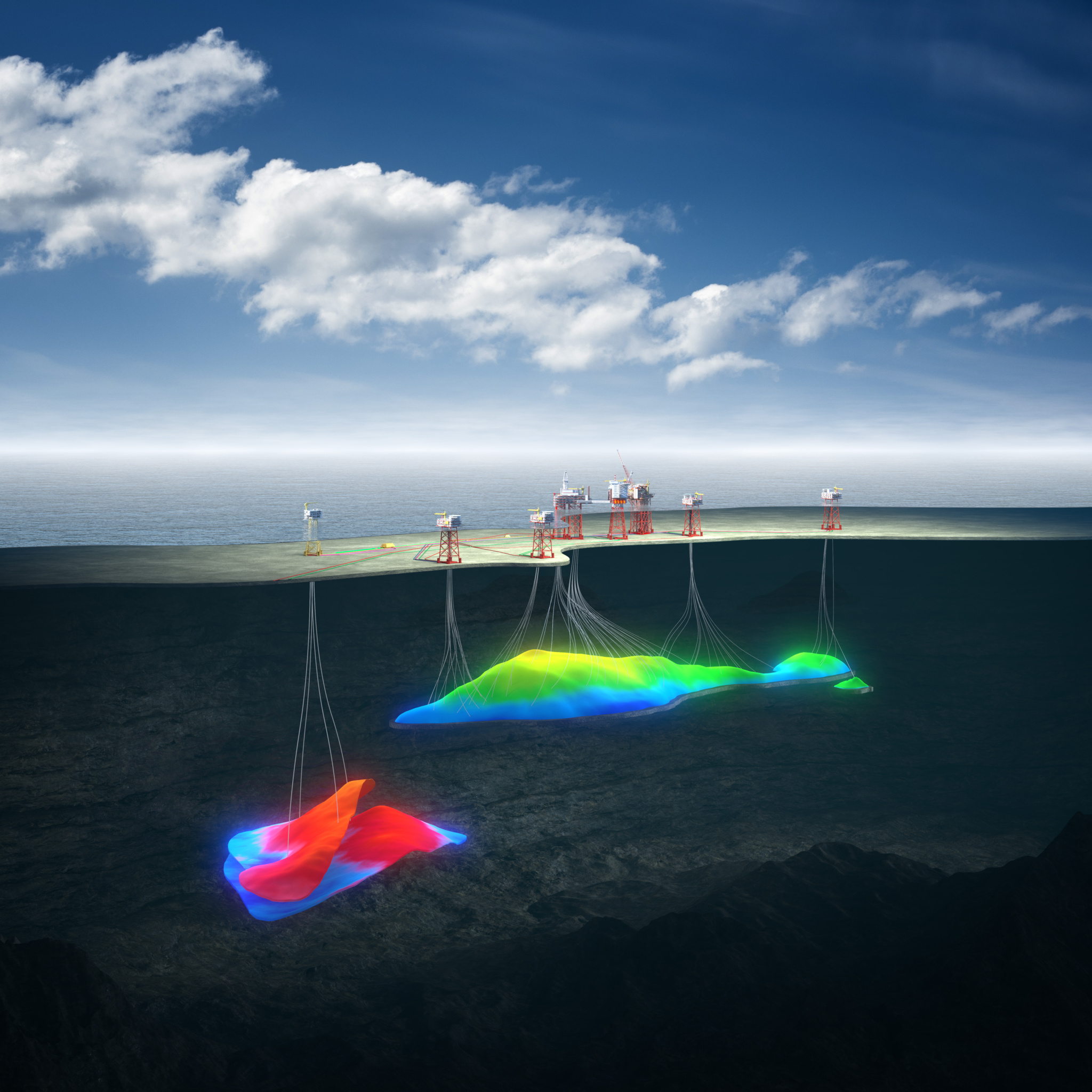 Kart og feltillustrasjoner - Aker BP