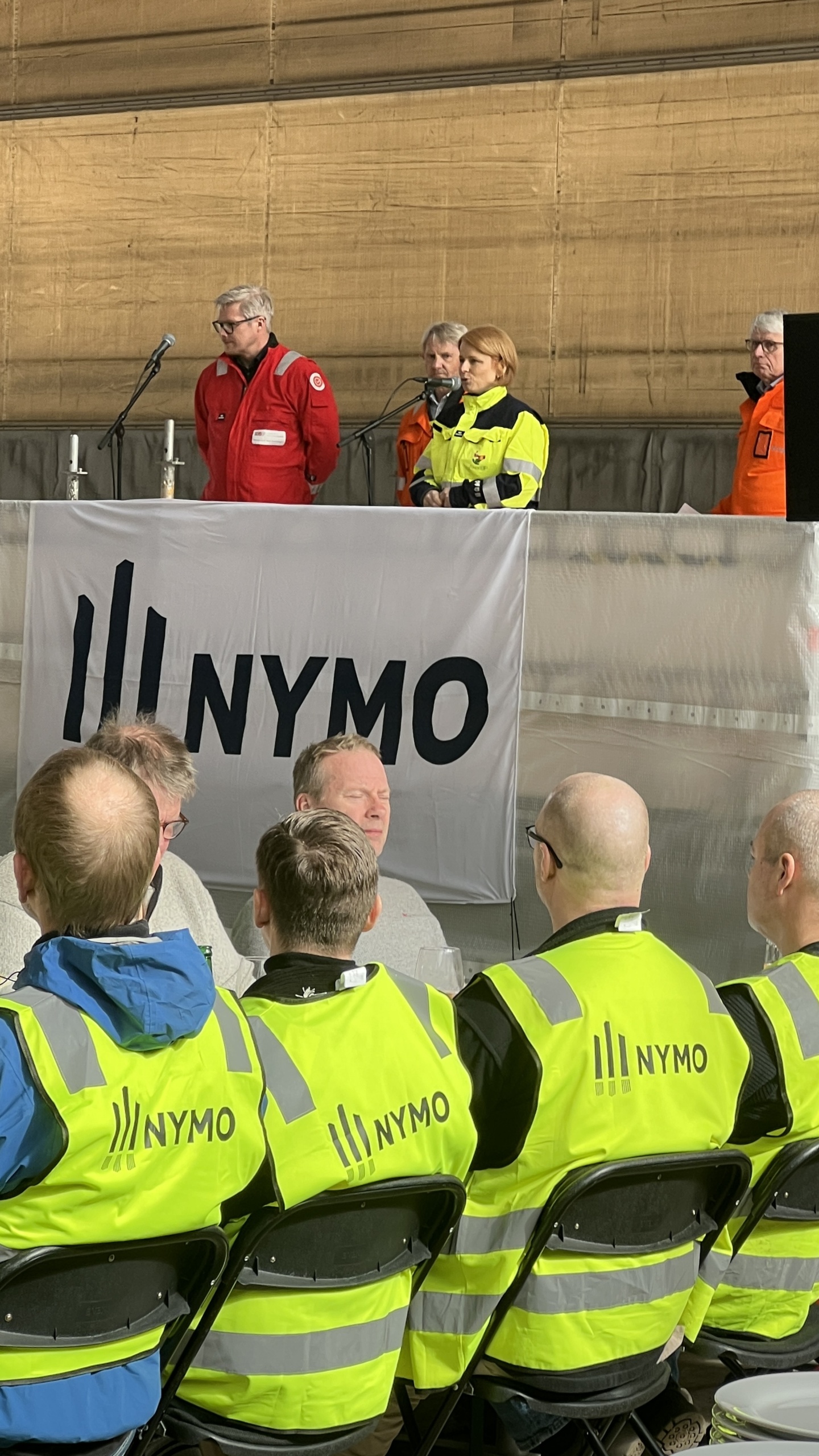 Celebrating completion of major Valhall module in Grimstad - Aker BP